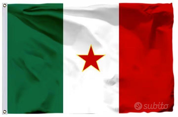 Bandiera Italiana Partigiana - Collezionismo In vendita a Caserta