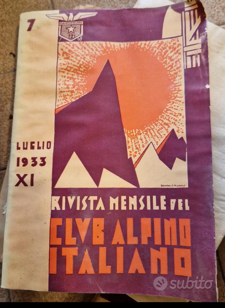 Rivista Club Alpino anni 30 con fascio littorio - Collezionismo In ...
