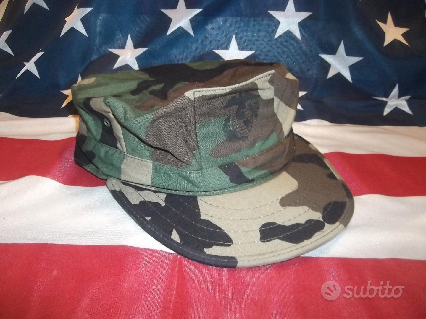Berretto Usmc 8 point Cap Woodland Marines - Collezionismo In vendita a ...