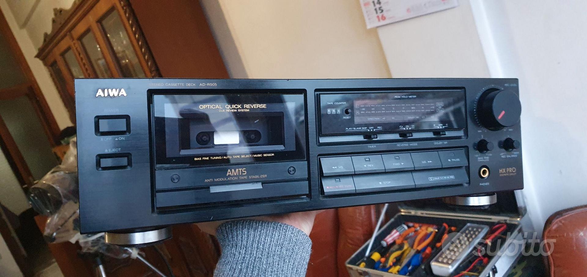 Stereo Cassette Deck Aiwa AD -R505 - Audio/Video In vendita a Macerata