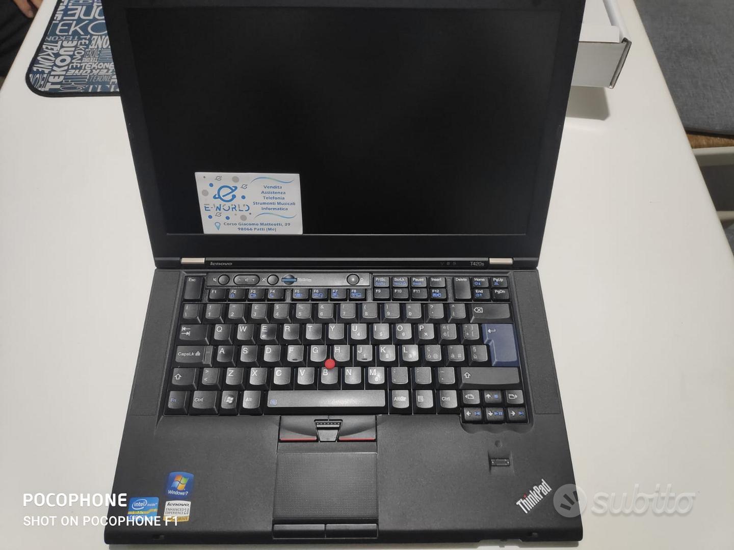 NoteBook Lenovo Thinkpad T420 i5 (RICONDIZIONATO) - Informatica In ...