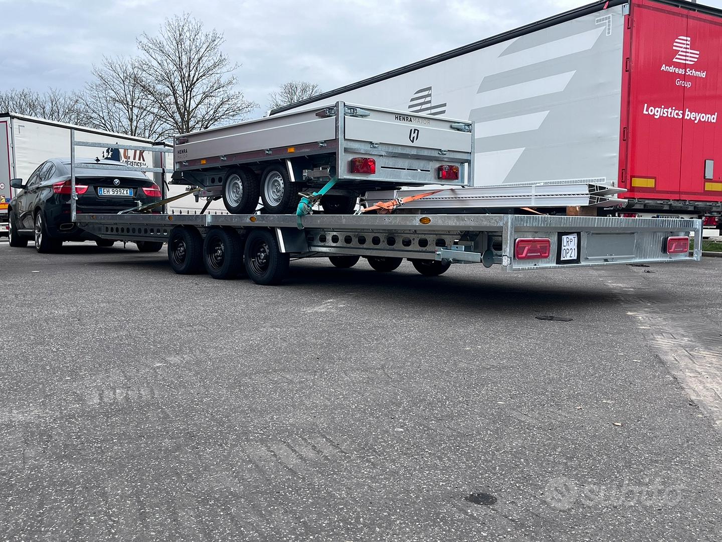 Subito - LR Top Trailer - Rimorchio pianale 702 x 248 cm. PT 3500 Kg ...