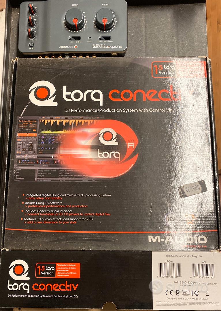 M-audio Dj Torq Conectiv mix digit cd-vinile NUOVO - Audio/Video In ...