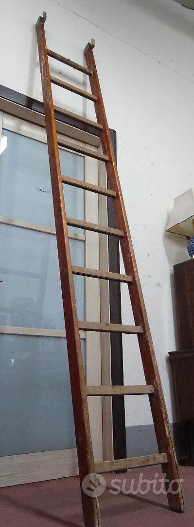 Subito - ALEZ PLATZ - Vecchia scala in legno da libreria 283cm x 41cm ...