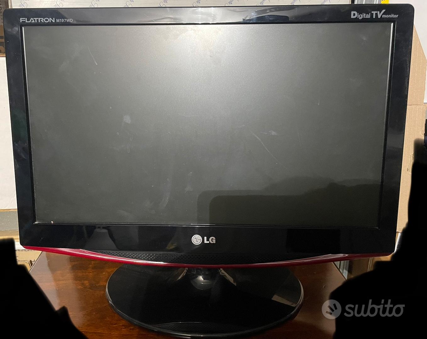 Monitor PC - TV marca LG 19 pollici funzionante - Audio/Video In vendita a Roma