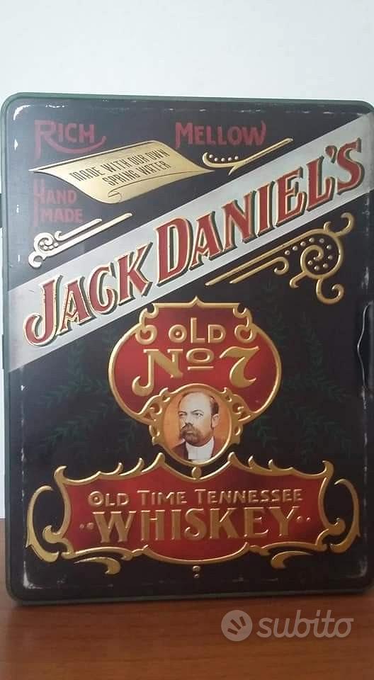 JACK DANIEL'S WHISKEY WHISKY BOX METAL VUOTO OLD - Collezionismo In ...