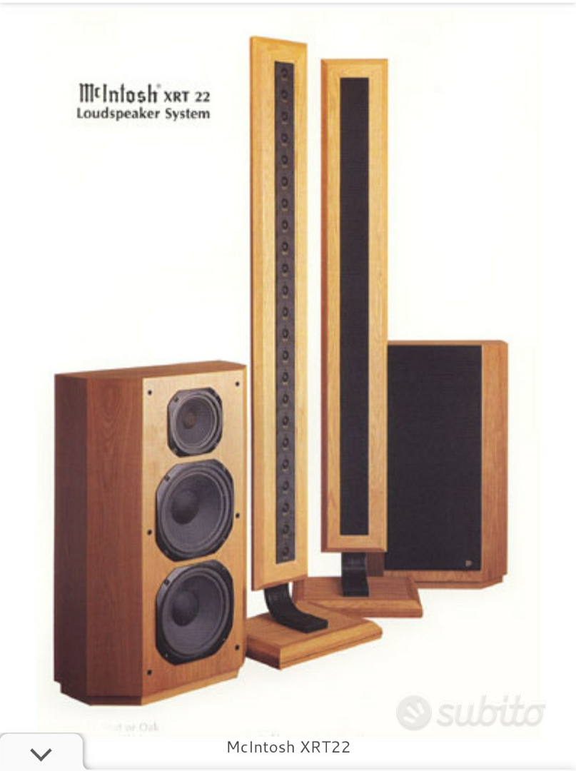 Diffusori McIntosh XRT22 - Audio/Video In vendita a Gorizia