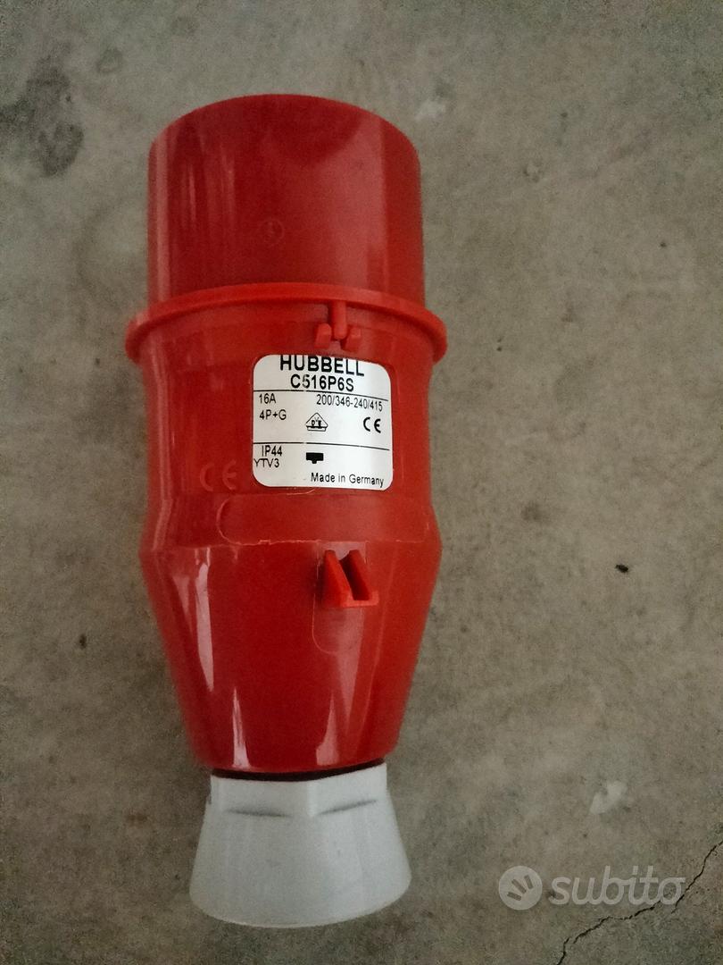 Spine industriali HUBBELL 16A 4P+G - Giardino e Fai da te In vendita a ...