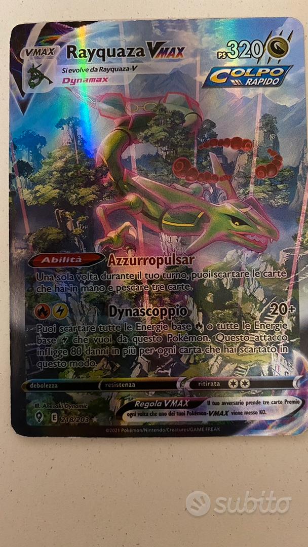 Carta Pokemon Rayquaza Vmax Collezionismo In Vendita A Verona