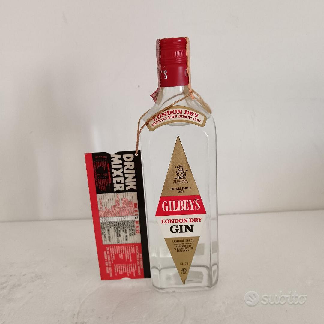 Gilbey's London Dry Gin 1970s - Collezionismo In vendita a Enna
