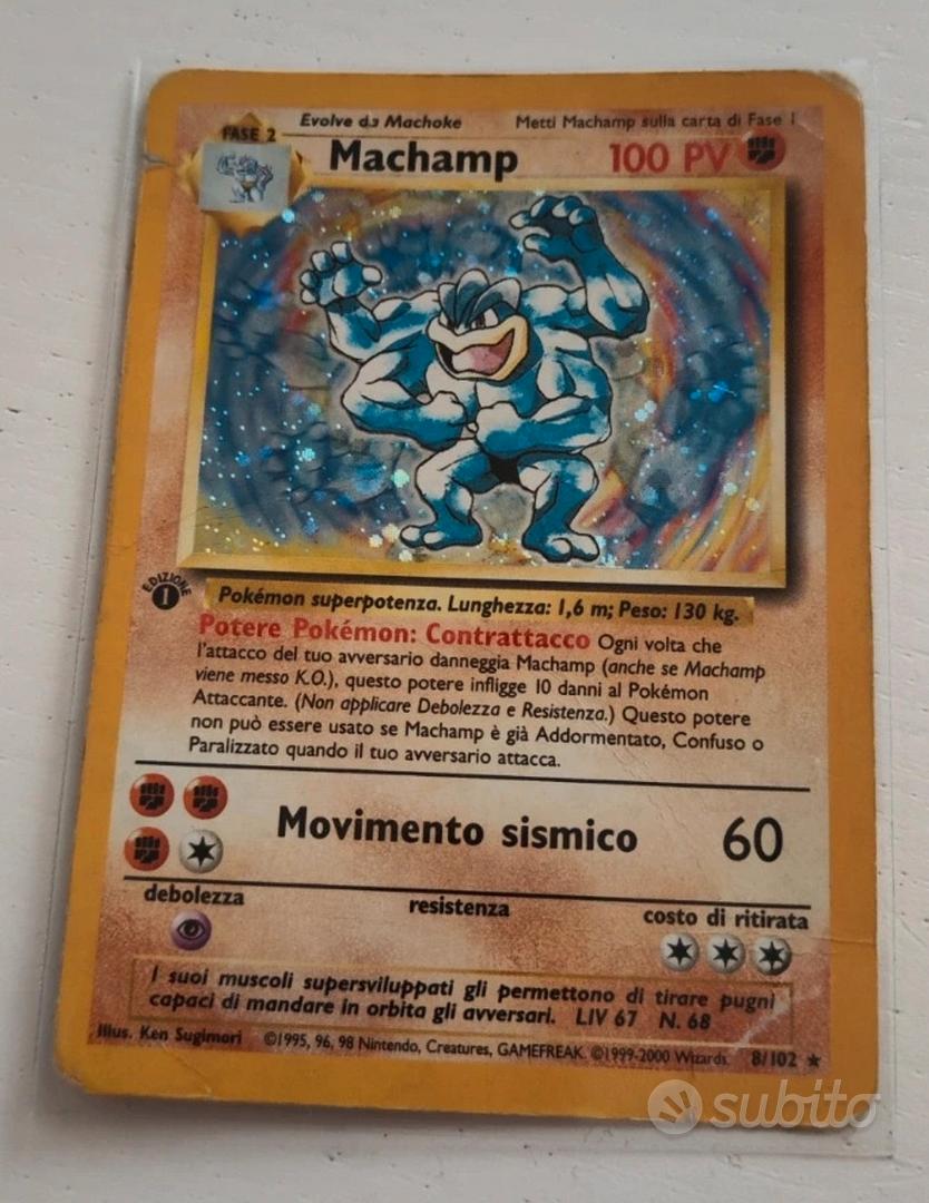 carta Pokemon Machamp holo prima edizione - Collezionismo In vendita a ...