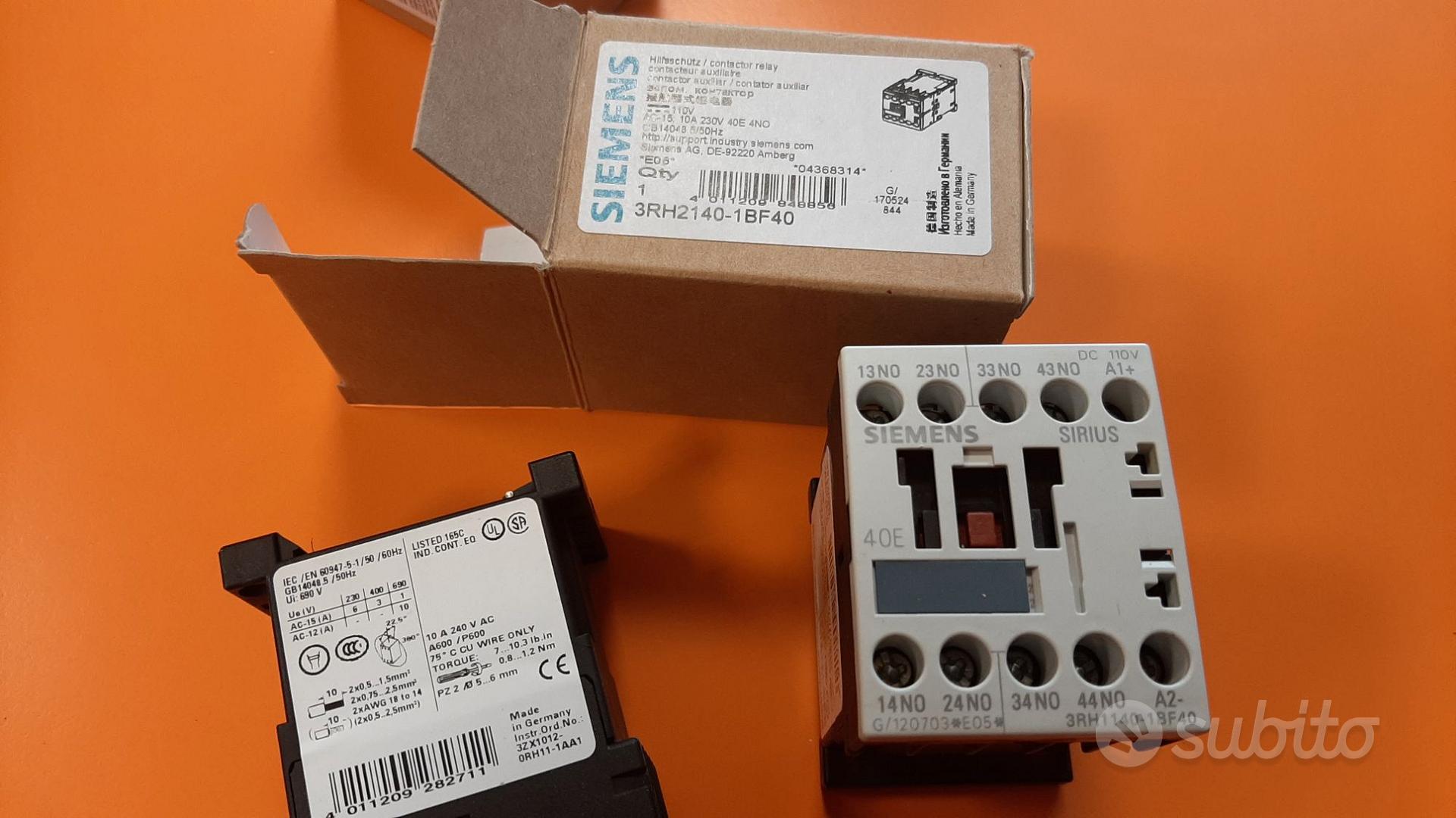 Contattori ausiliari Siemens AC-15 110v 10A - Elettrodomestici In vendita a Brescia