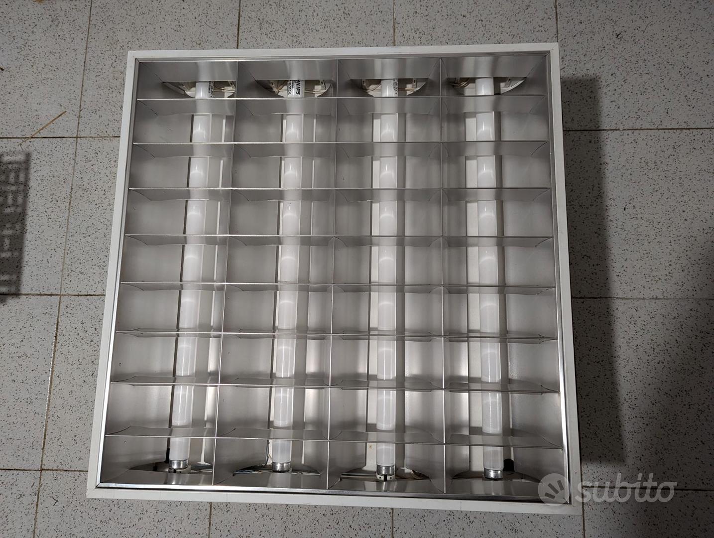 plafoniera 60 x 60 a 4 tubi neon - Elettrodomestici In vendita a Lucca