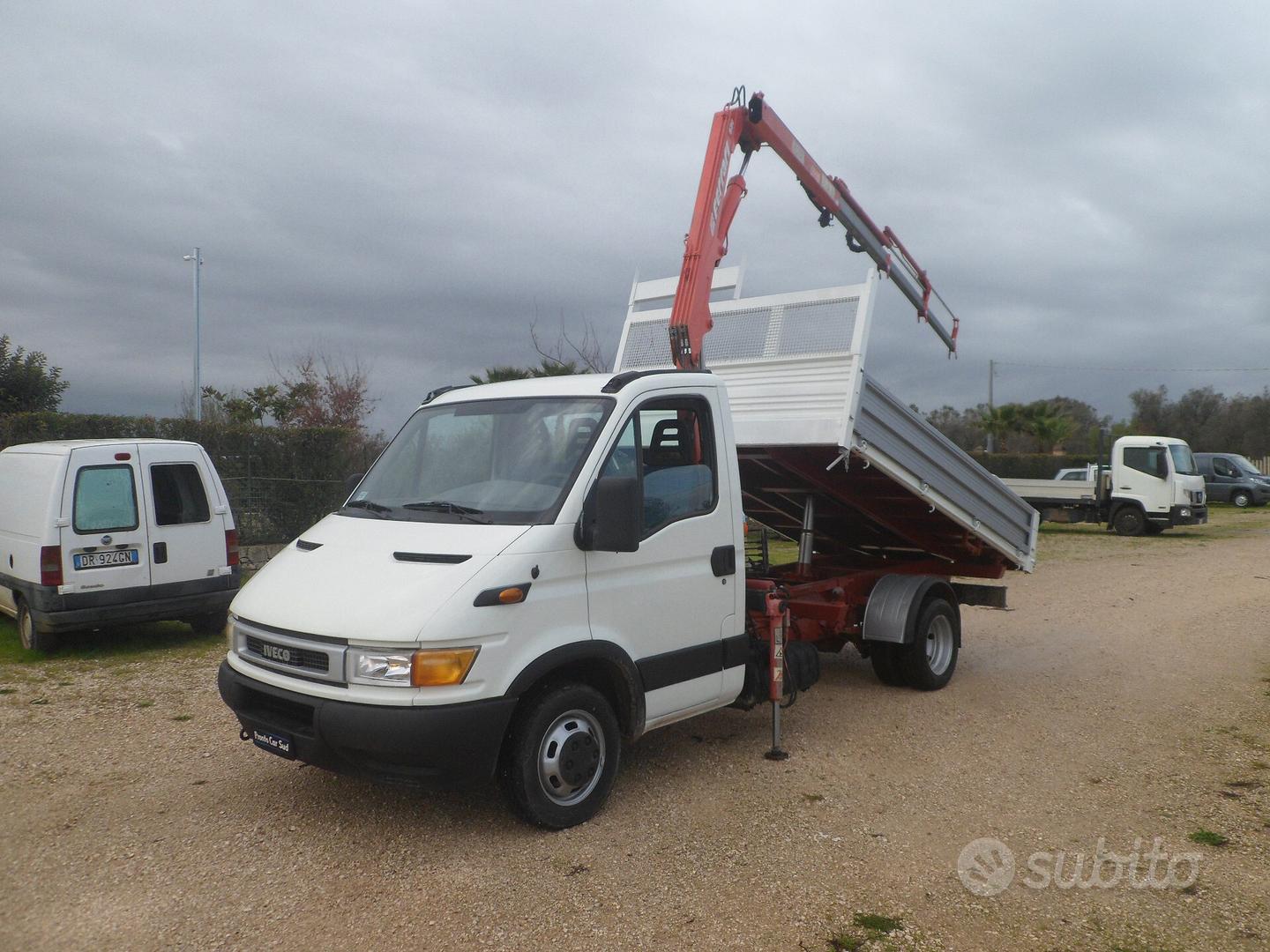 Subito - Pronto Car Sud - Iveco Daily 35c11 ribaltabile con gru ...