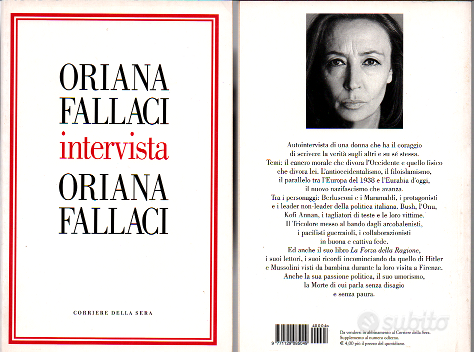 Oriana Fallaci intervista Oriana Fallaci - 2004 - Libri e Riviste In ...