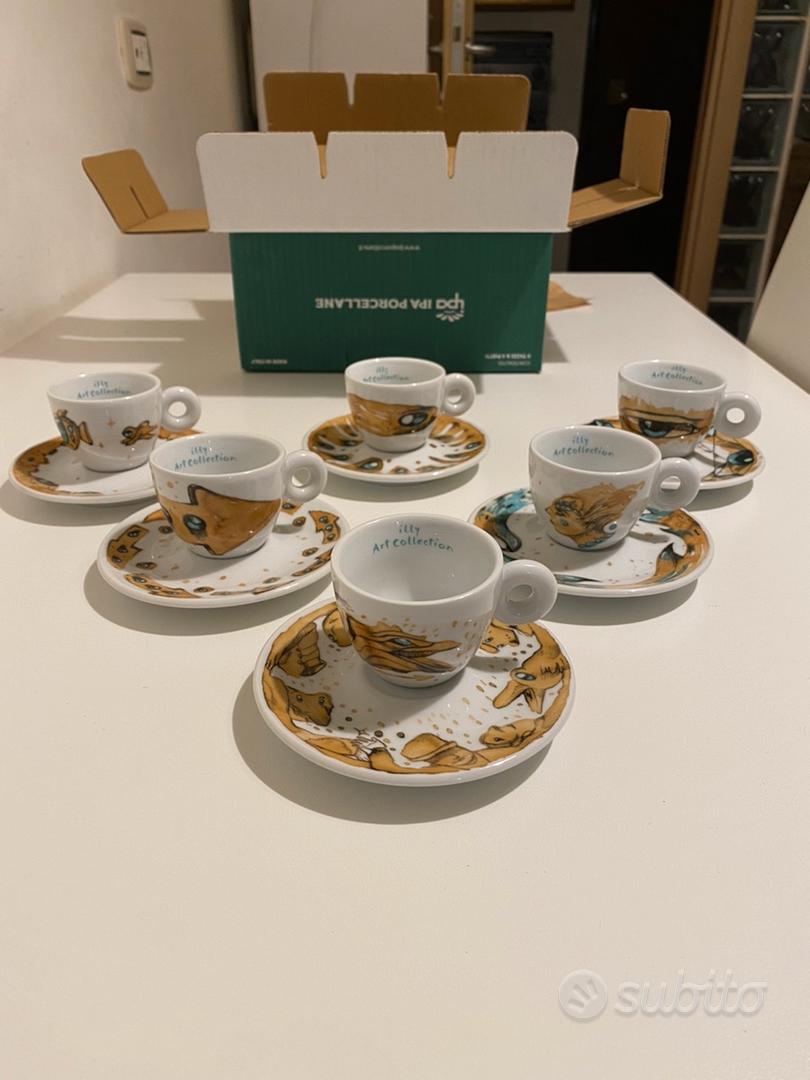 Illy Max Petrone 6 tazzine caffè + piattini Nuove - Collezionismo In ...