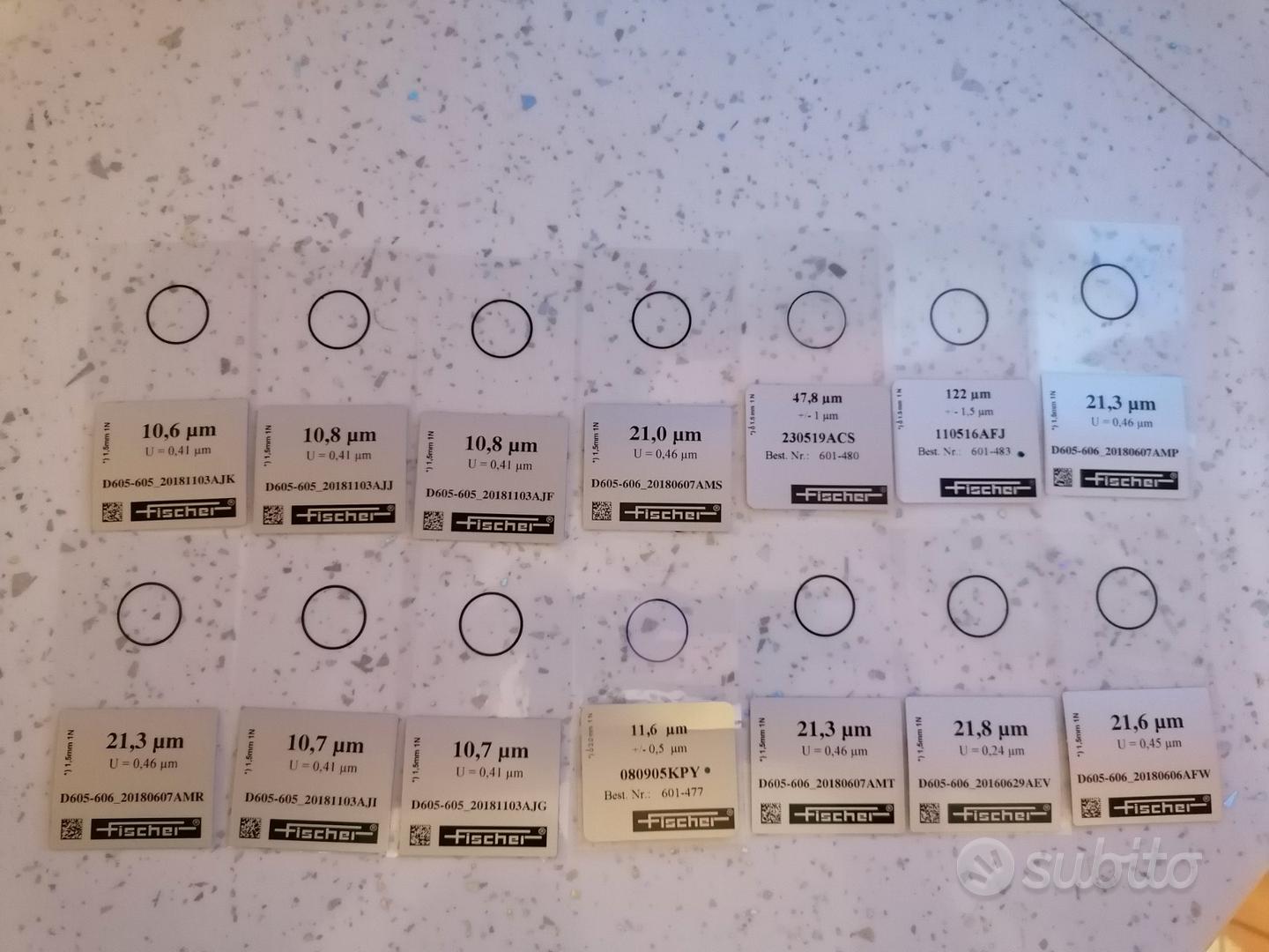 Spessori standard per spessimetri (40 euro cadauno - Altri In vendita a ...