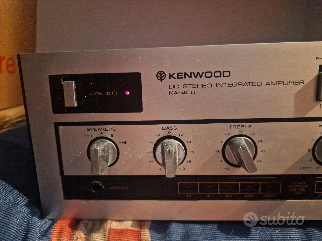 KENWOOD KA-400 DC STEREO INTEGRATED AMPLIFIER - Audio/Video In vendita ...