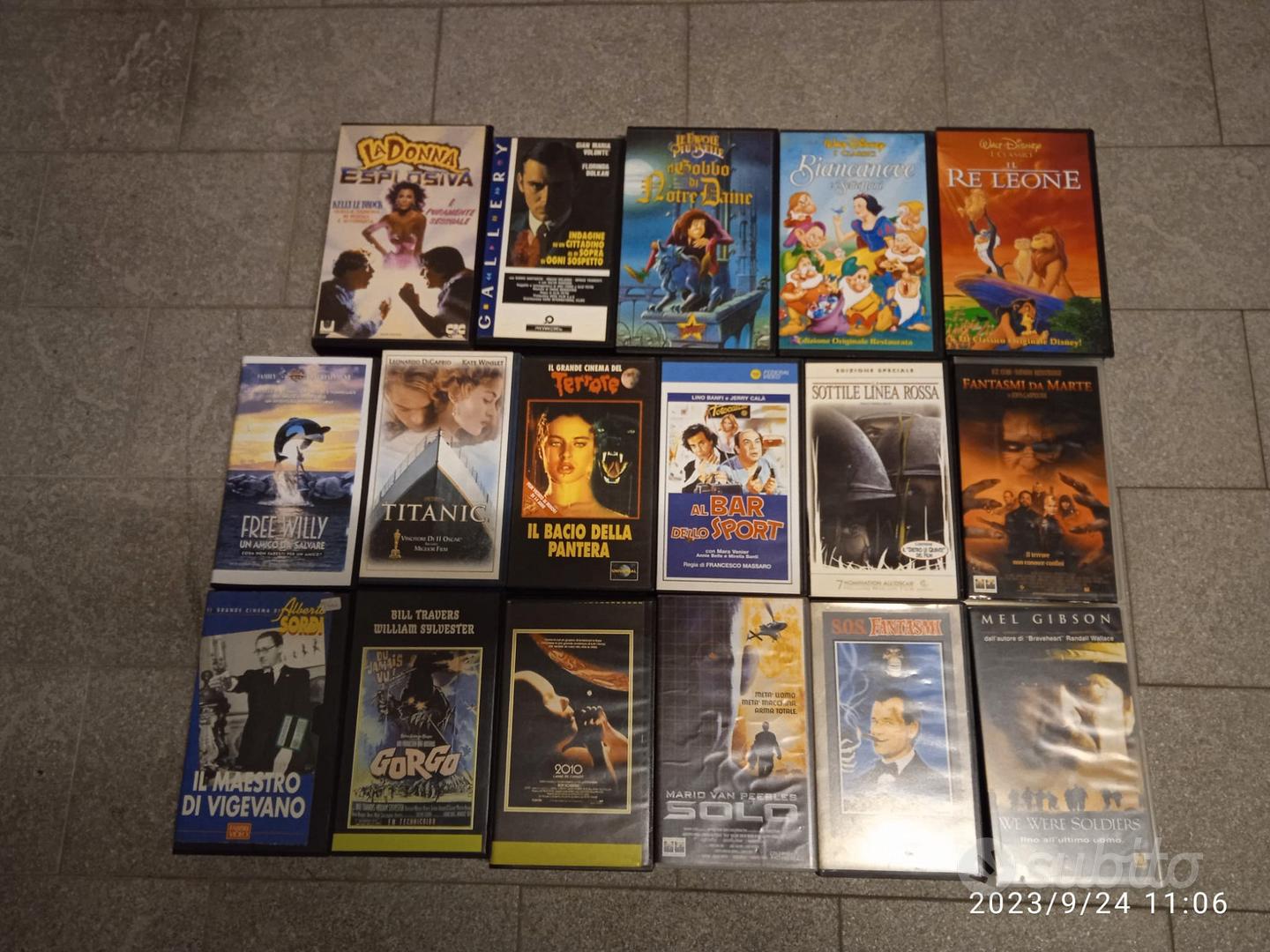 38 VHS Film originali - Audio/Video In vendita a Torino