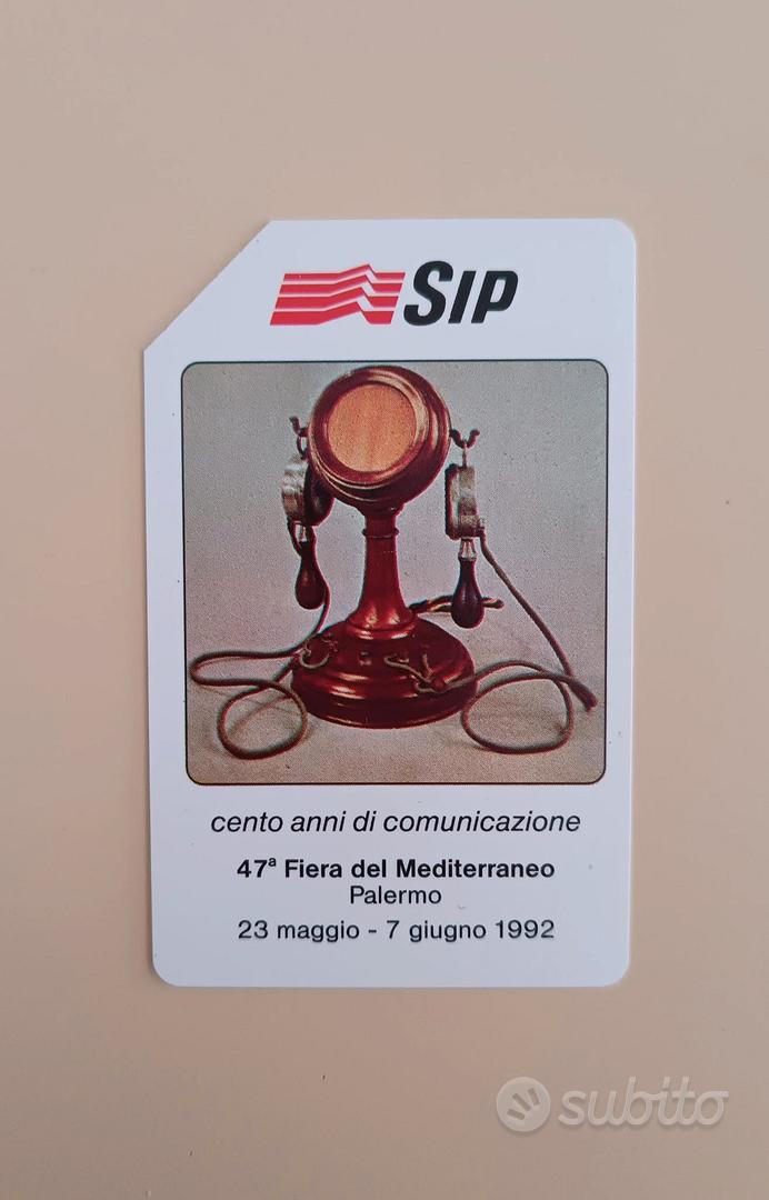 scheda telefonica Sip Omaggio Palermo - Collezionismo In vendita a Roma