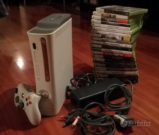 XBOX 360 console white e giochi - Console e Videogiochi In vendita a Verona