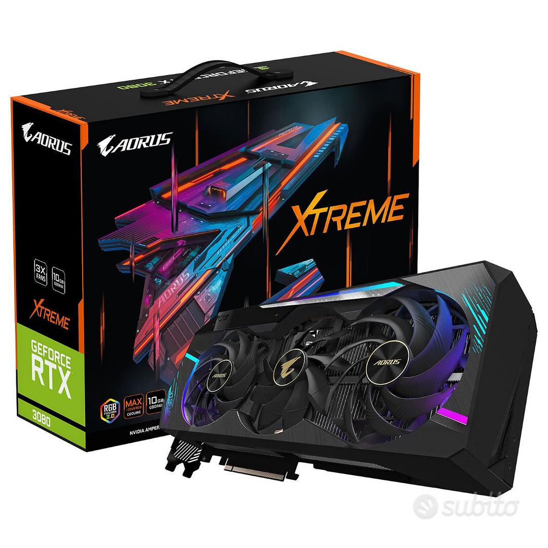 Gigabyte AORUS GeForce RTX 3080 XTREME 10G - Informatica In vendita a ...