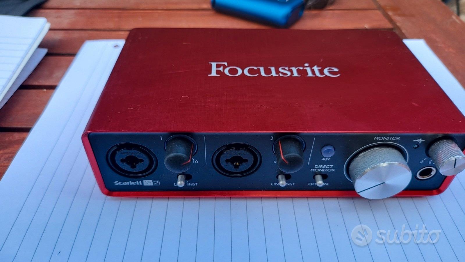 FOCUSRITE Scarlett 2i2 (2nd Gen) - Audio/Video In vendita a Potenza