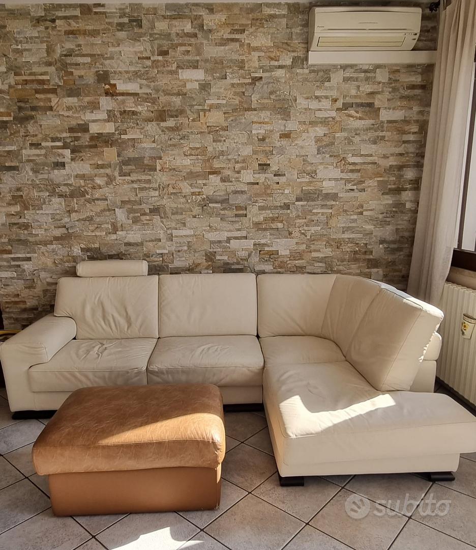 Salotto angolare in pelle - Arredamento e Casalinghi In vendita a Modena