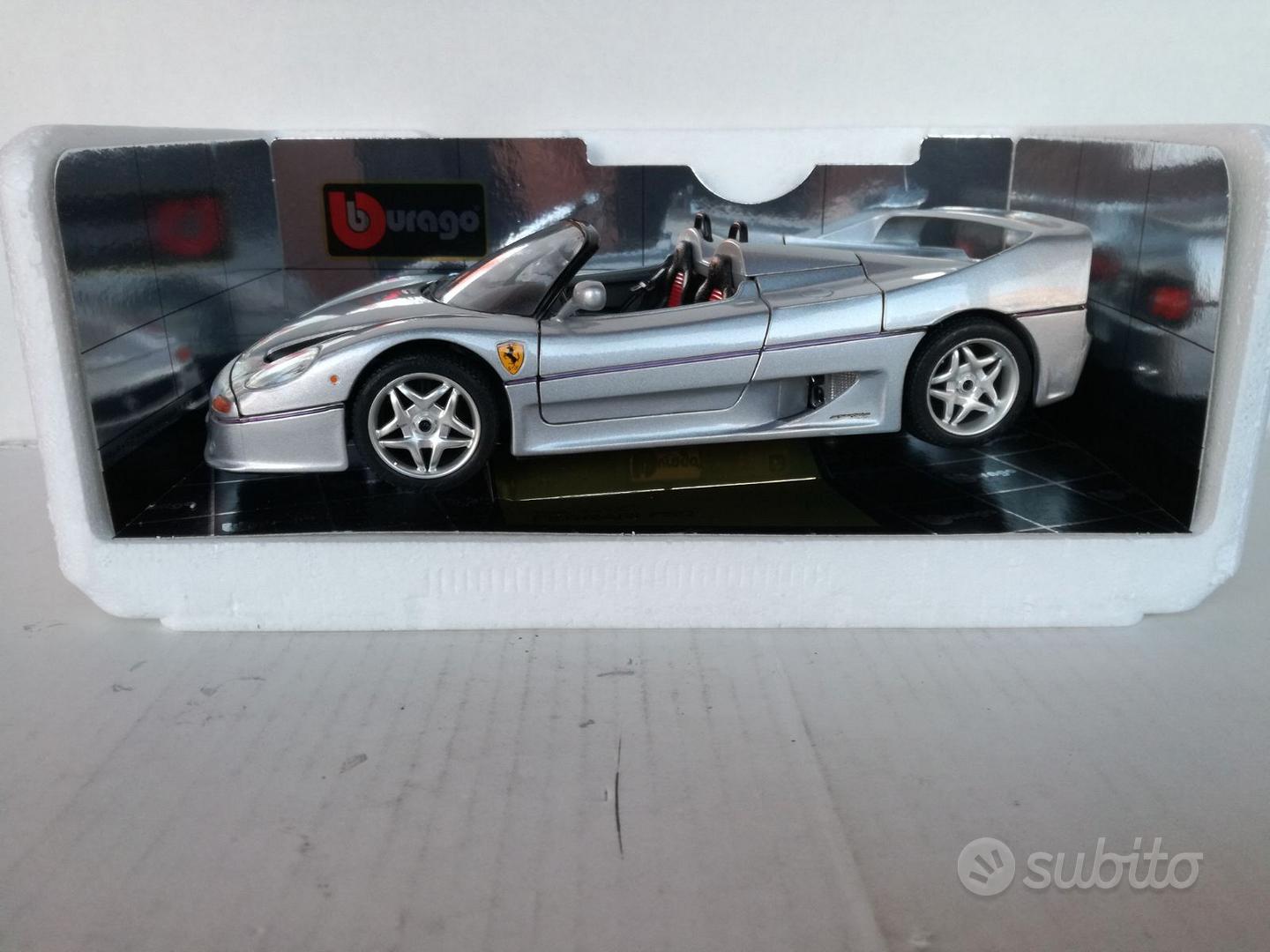 MODELLO AUTO FERRARI F50 CABRIO GREY BURAGO - Collezionismo In vendita ...