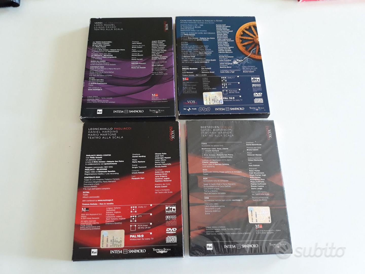 5 CD E DVD verdi/rossini---- - Musica e Film In vendita a Torino