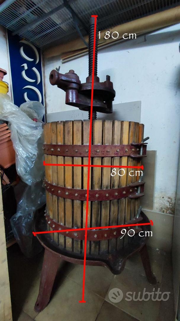 Torchio per vino e pigiatrice elettrica - Giardino e Fai da te In ...