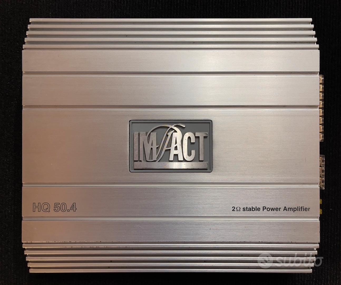 Amplificatore auto Impact HQ 50.4 - Audio/Video In vendita a Varese