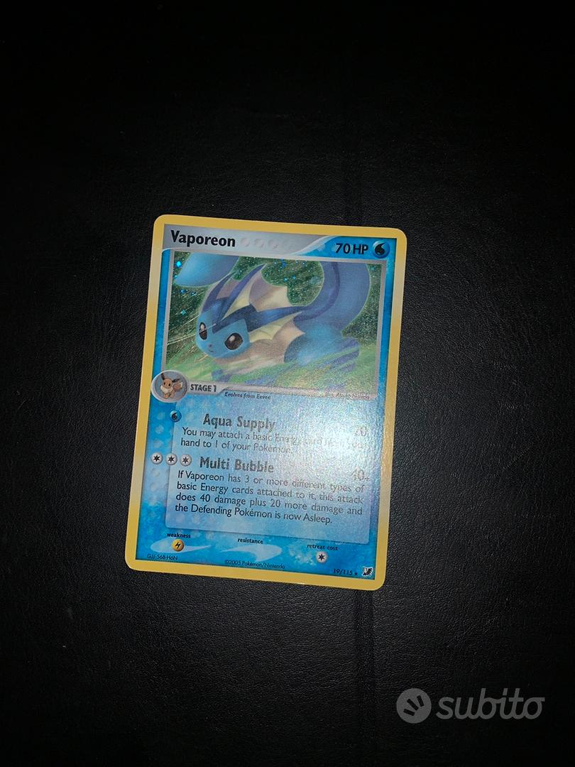 Carta Pokemon Vaporeon Collezionismo In Vendita A Verona