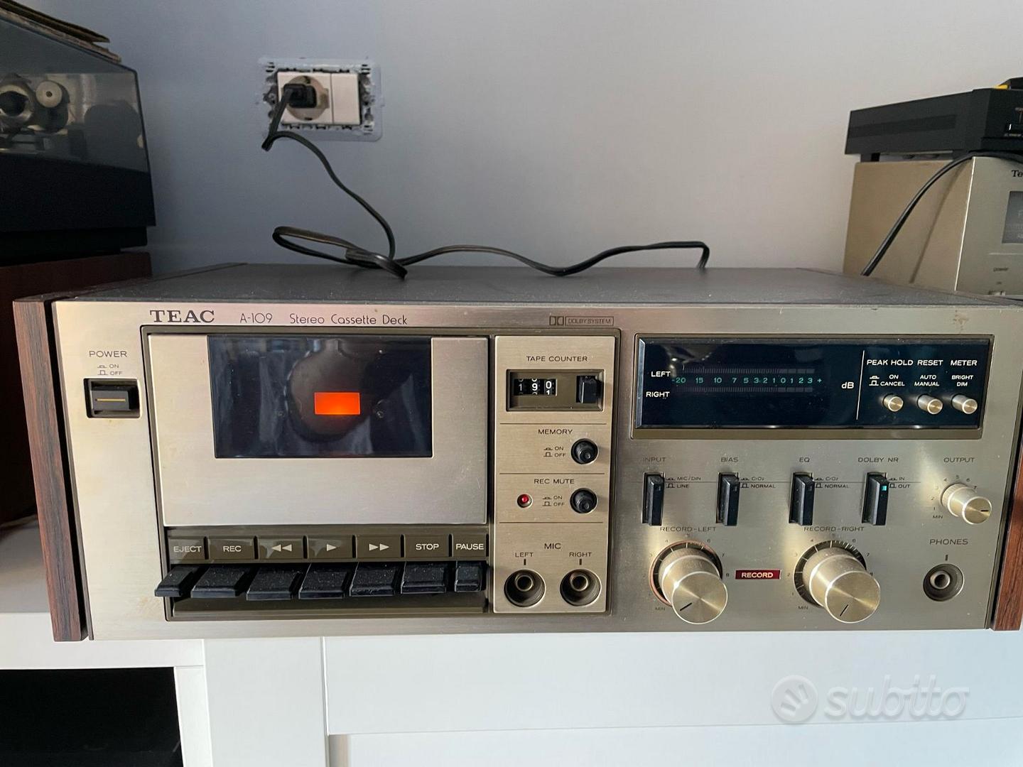 Teac A-109 - Made in Japan - spina Giapponese - Audio/Video In vendita ...
