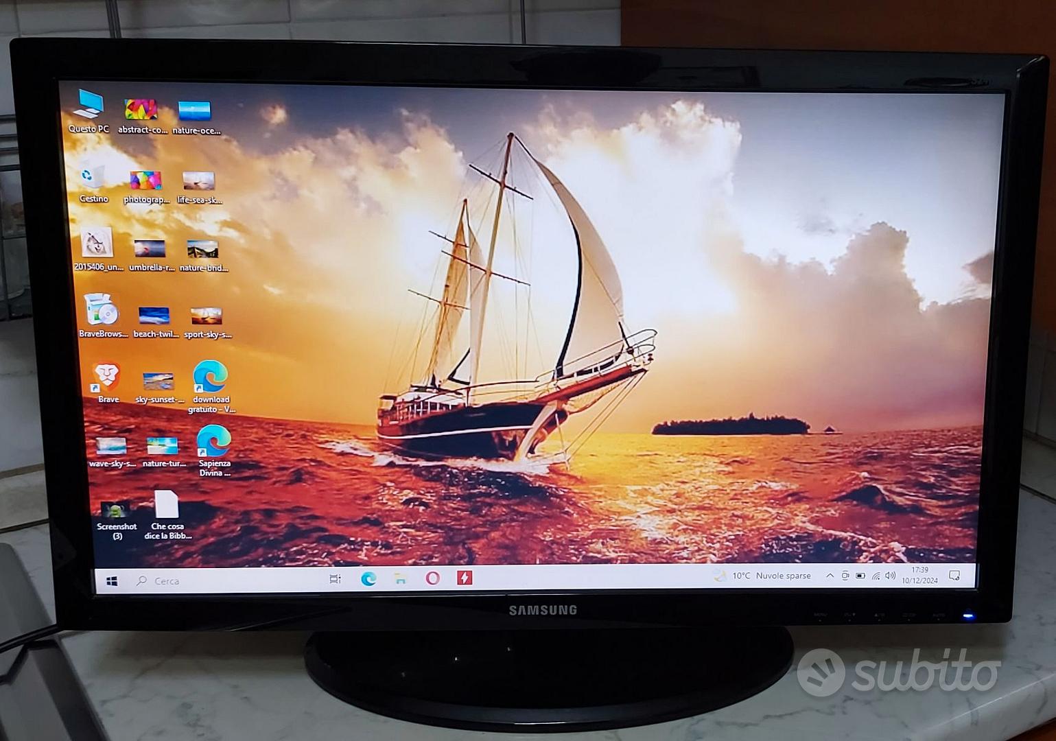 Monitor Samsung 24 pollici full-hd HDMI-VGA usato. - Informatica In ...