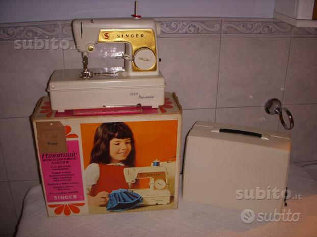 Macchina da cucire Singer Golden Panoramic - Collezionismo In vendita a ...