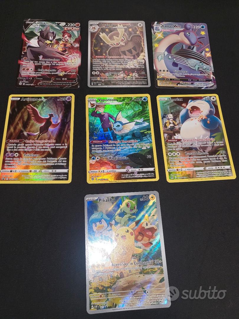 lotto 7 carte pokémon - Collezionismo In vendita a Lucca
