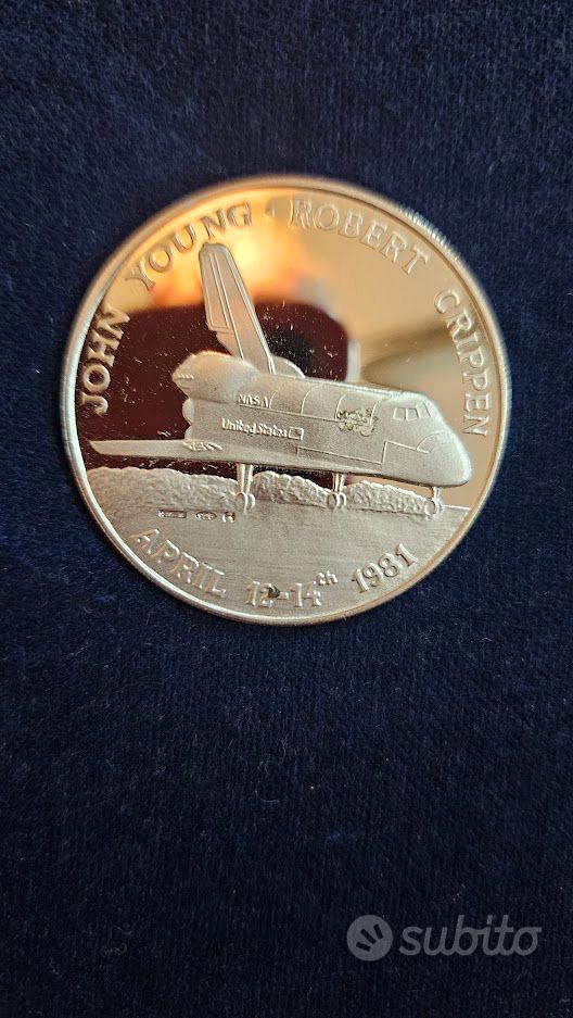 MEDAGLIA MONETA NASA COLUMBIA 1981 SPACE SHUTTLE - Collezionismo In ...