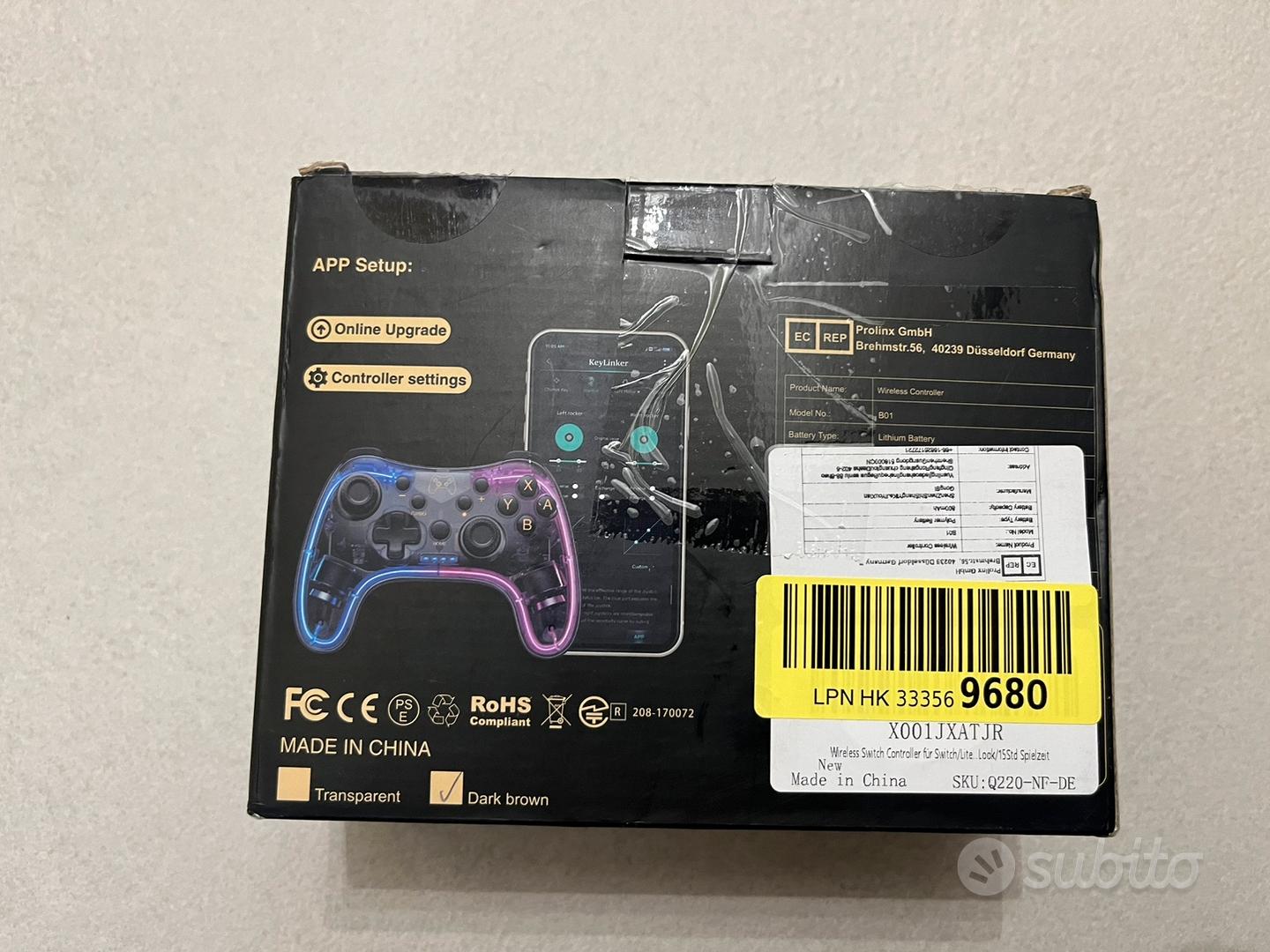 Controller Wireless Pro con LED RGB - Console e Videogiochi In vendita ...