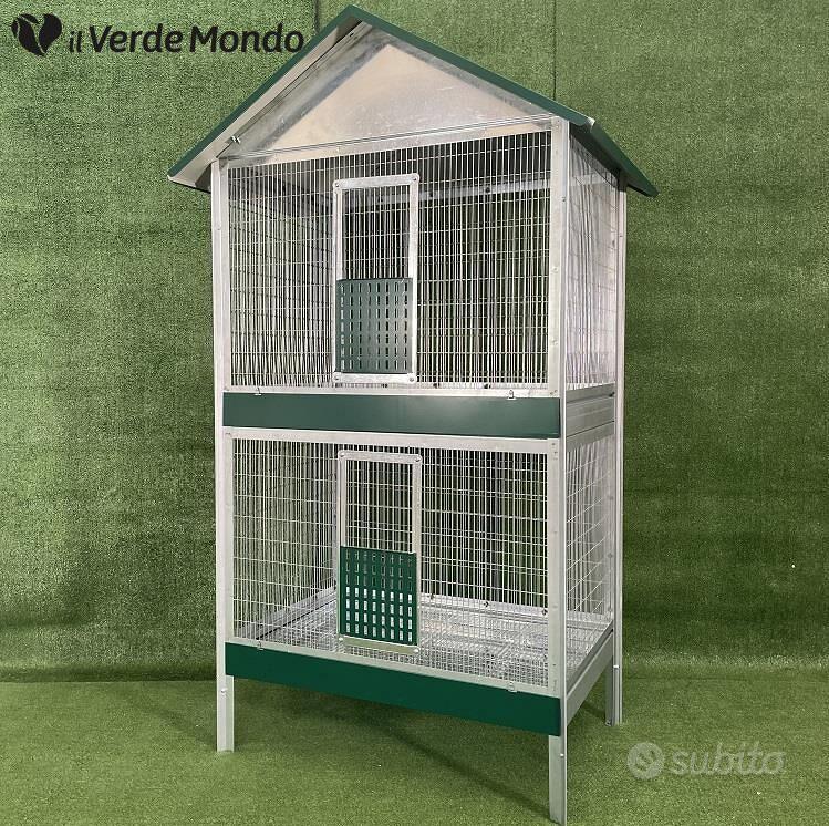 Voliera Cinciallegra Due Piani | Modello C20 - Accessori per animali In ...