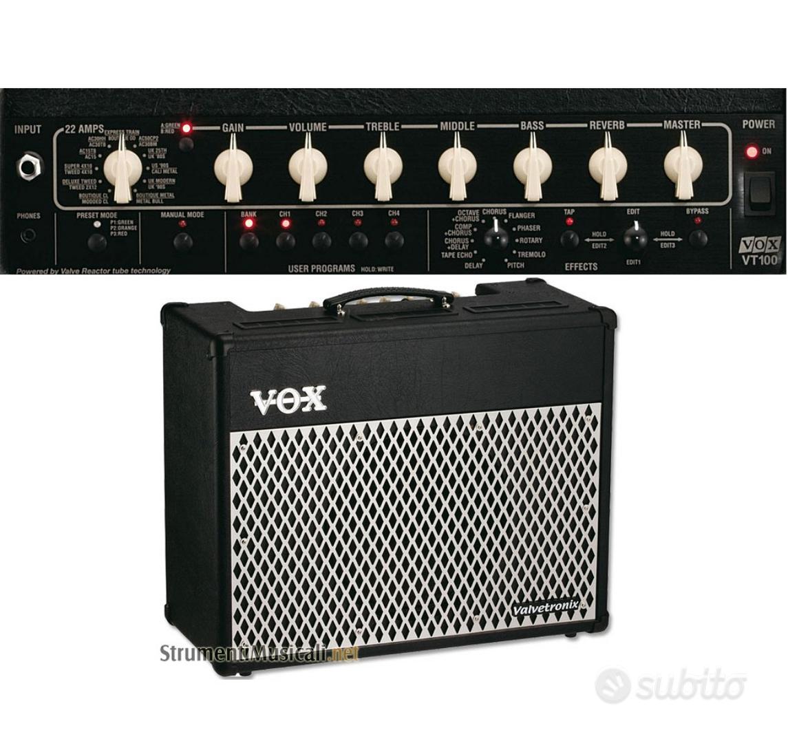 Amplificatore vox transtube vt100 - Strumenti Musicali In vendita a ...
