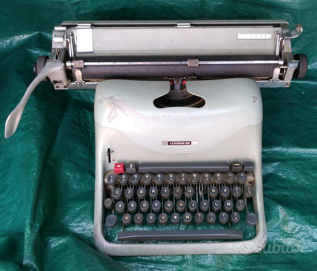 Macchina da scrivere Olivetti Lexikon 80 vintage - Collezionismo In ...