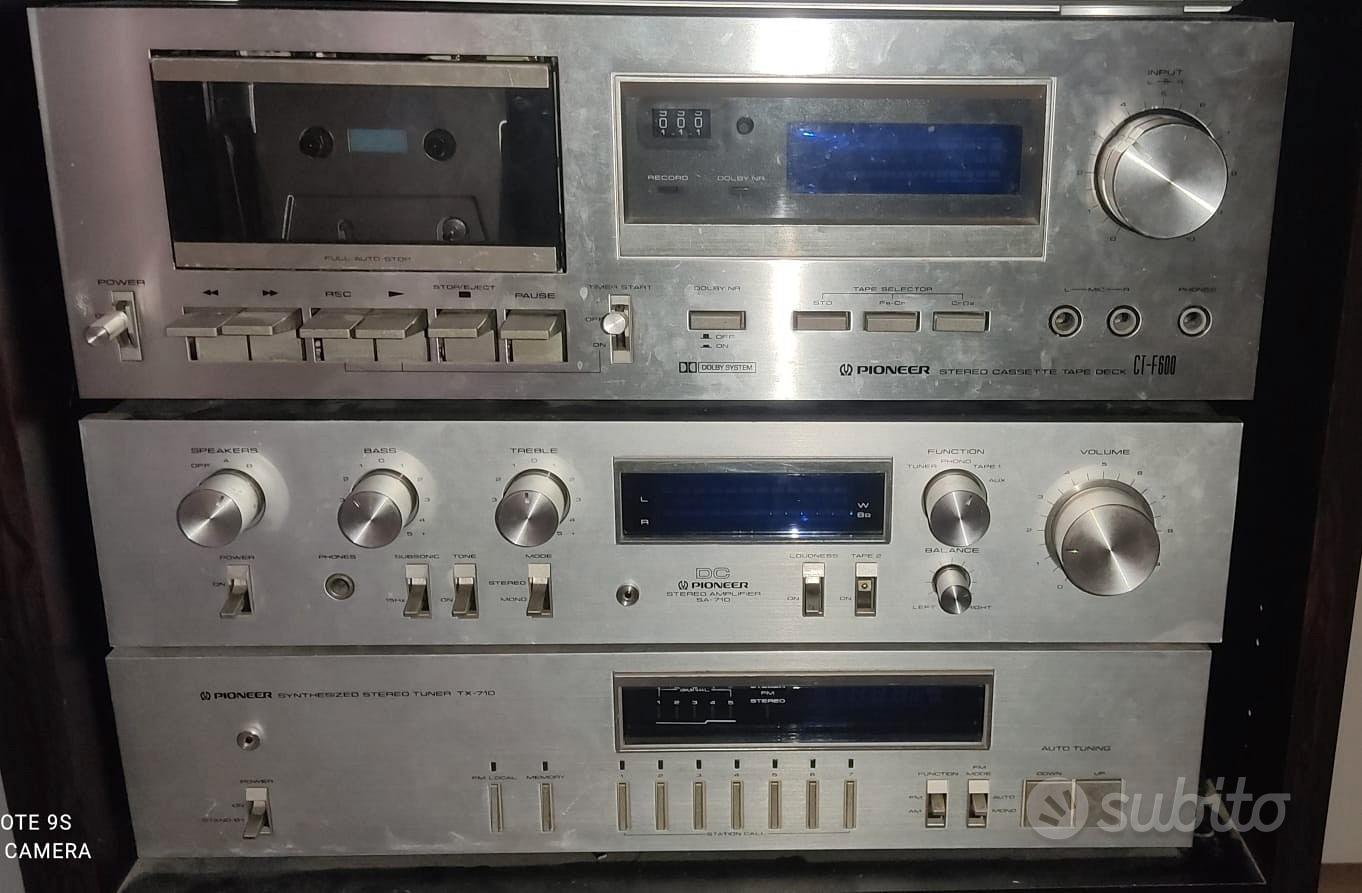 Impianto hi-fi pioneer ann'80, vintage - Audio/Video In vendita a Salerno