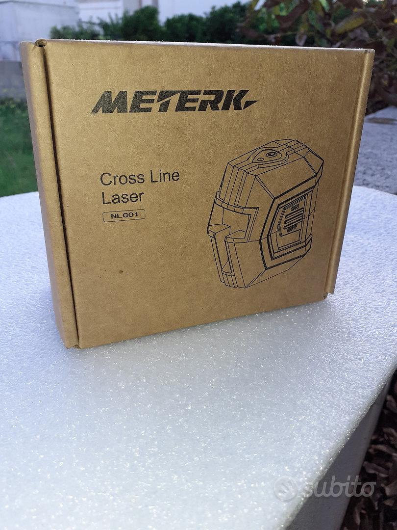 Livella Laser, Meterk 15 M Laser a Croce Autolivel - Giardino e Fai da ...