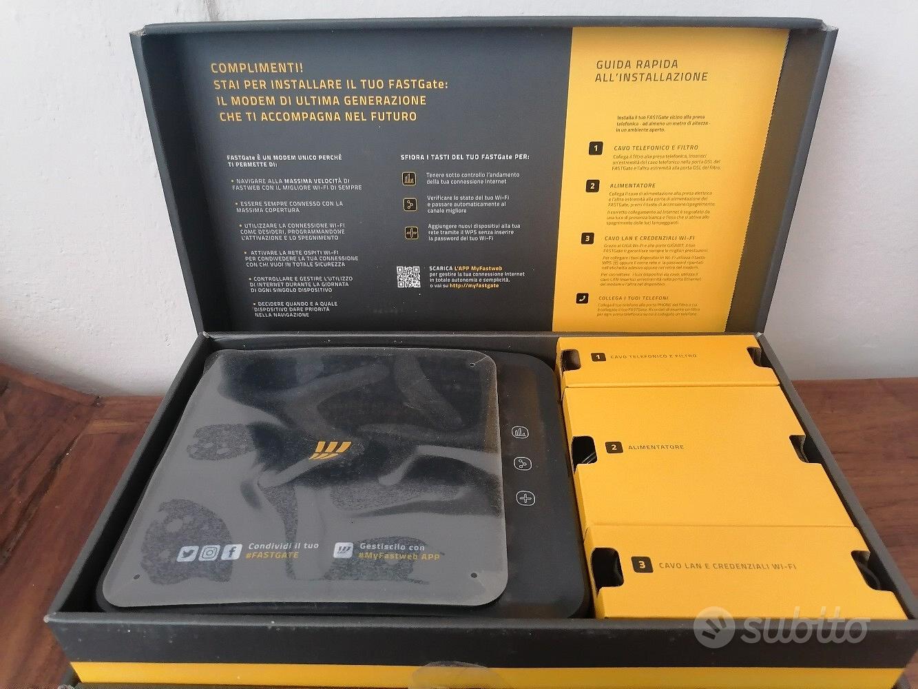MODEM ROUTER FASTWEB FASTGate RTV190 - Informatica In vendita a Gorizia