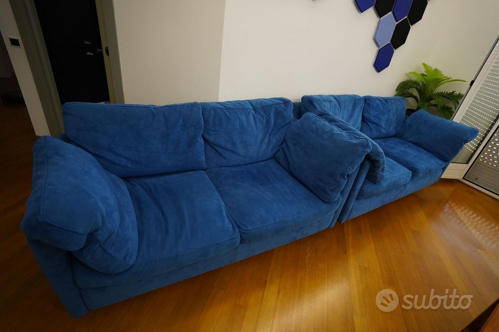 Divani alcantara blu - Arredamento e Casalinghi In vendita a Ancona