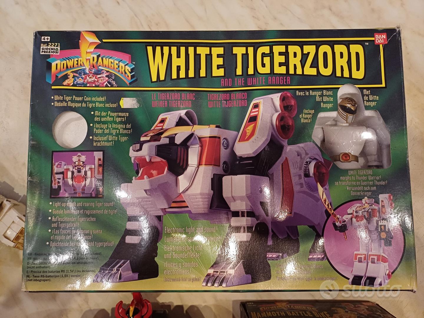 Power Rangers vintage White Tigerzord + Megazord - Collezionismo In ...
