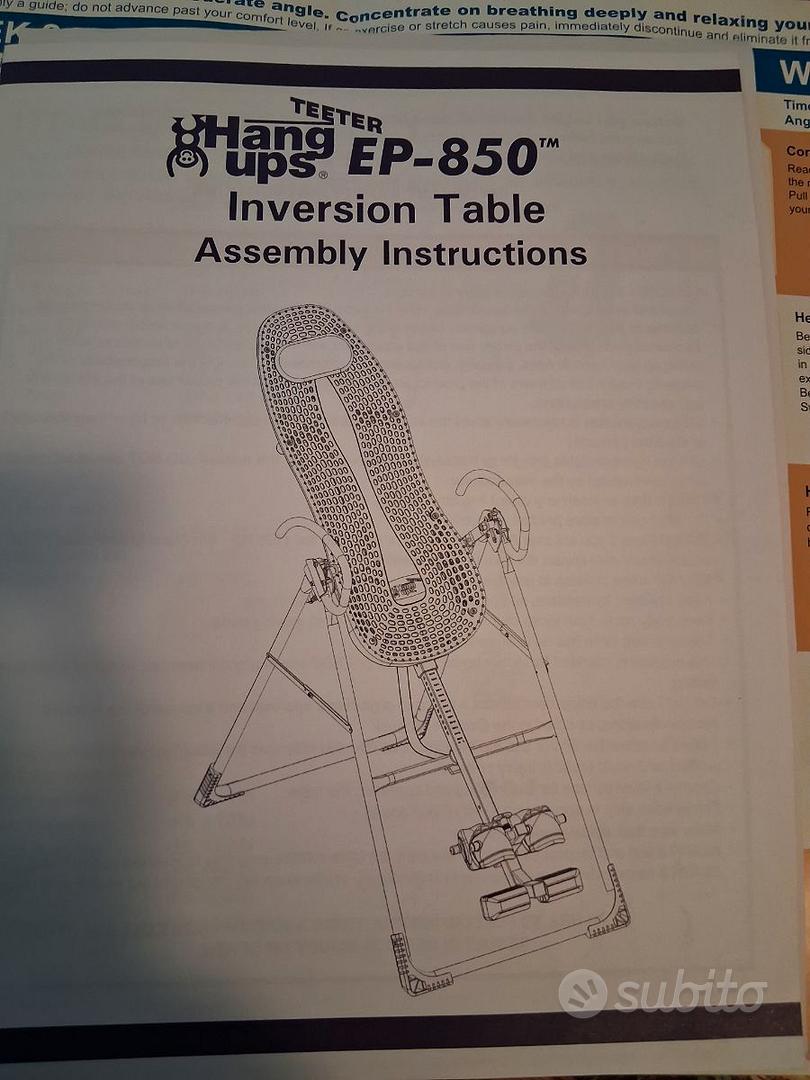 Panca a inversione Roger Teeter - Sports In vendita a Treviso