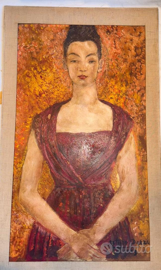 Arturo Dazzi - tempera e olio su tela - Collezionismo In vendita a Rieti