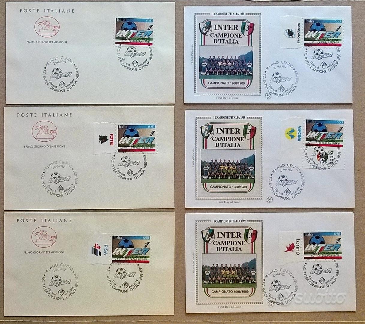 Gio.buste: Inter Campione d'Italia 88/89 - Collezionismo In vendita a ...